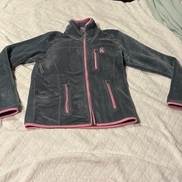 breast cancer site | Jackets & Coats | Breast Cancer Awareness Fleece ...